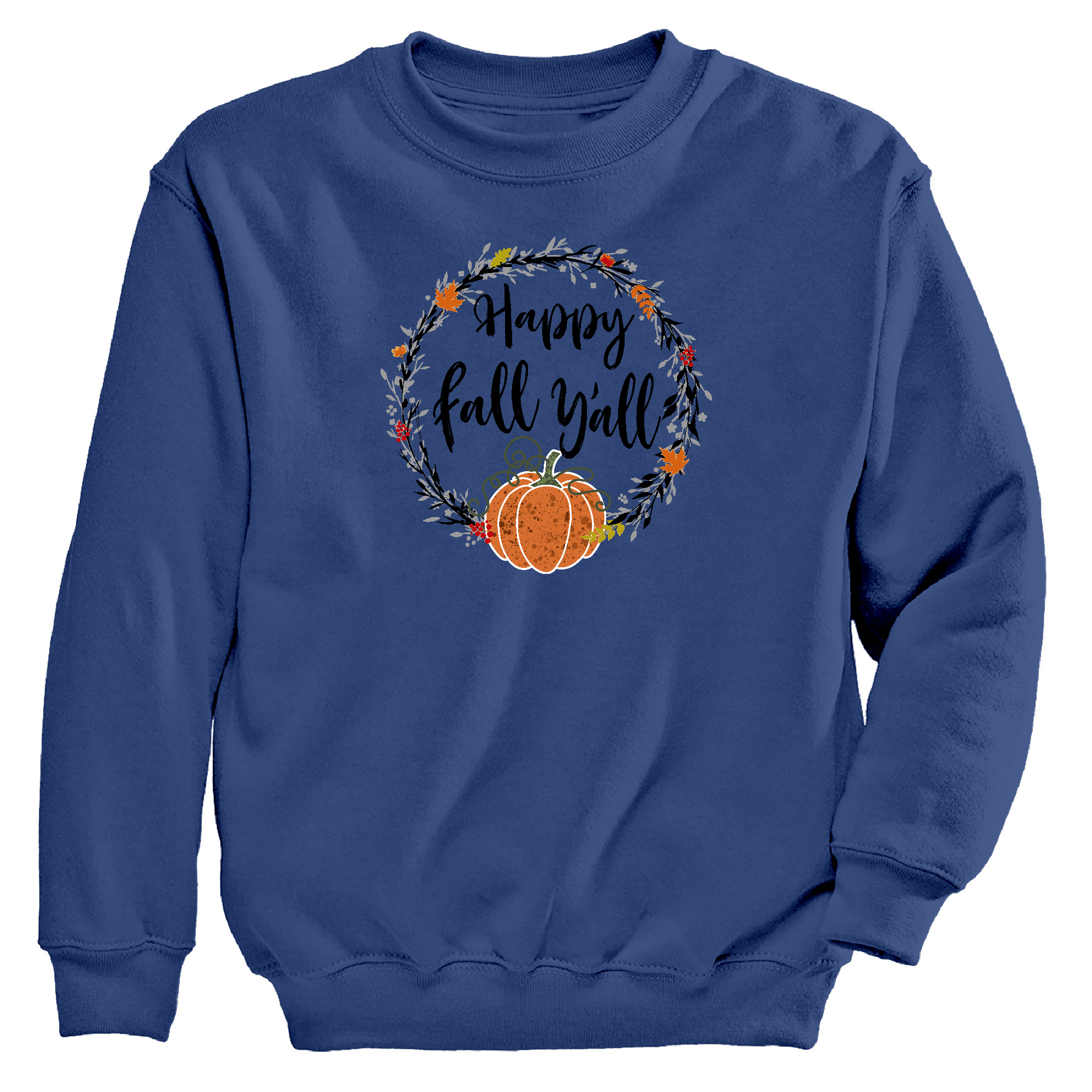 Morning Sun Apparel | Happy Fall Y'all Moring Sun CrewNeck Sweatshirt ...